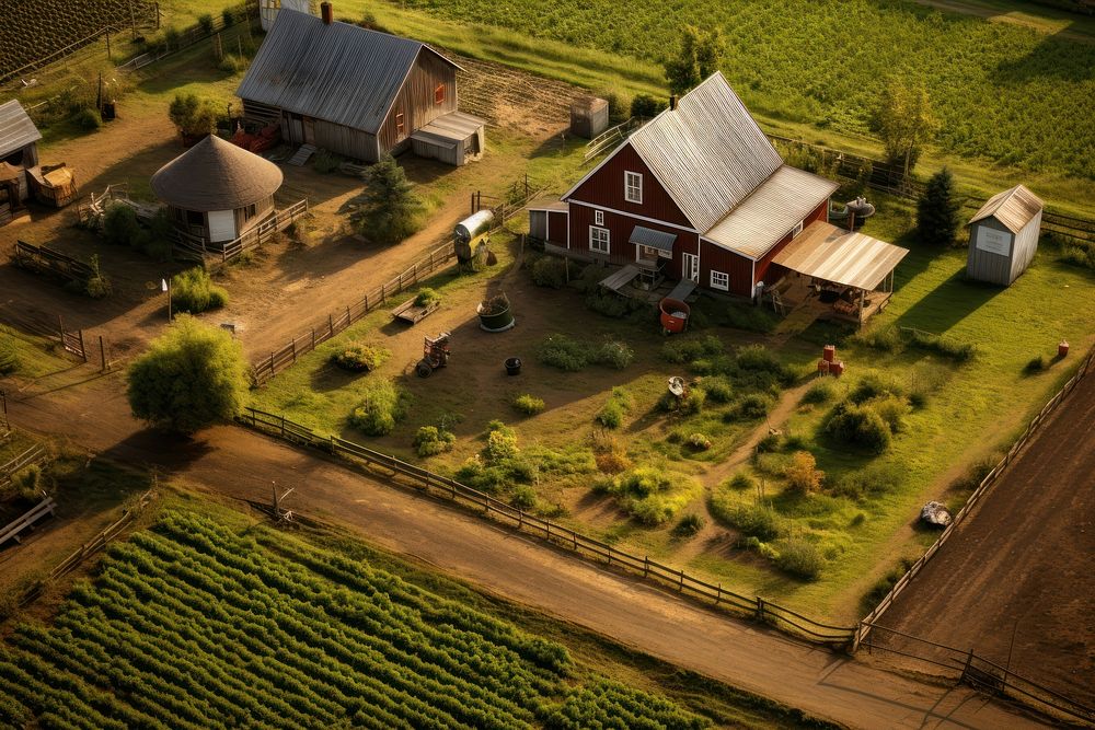 Farm architecture outdoors building. | Premium Photo - rawpixel