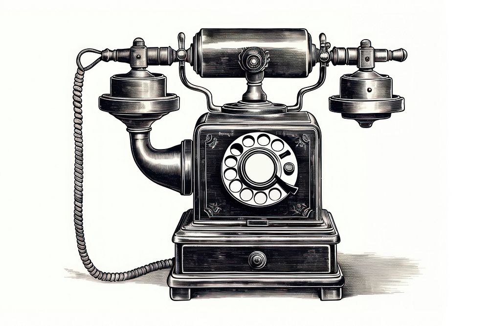 Telephone electronics technology nostalgia. AI | Free Photo ...