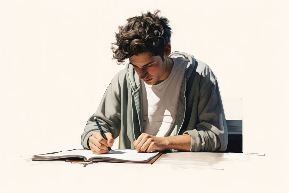 Writing reading person adult. | Free Photo Illustration - rawpixel