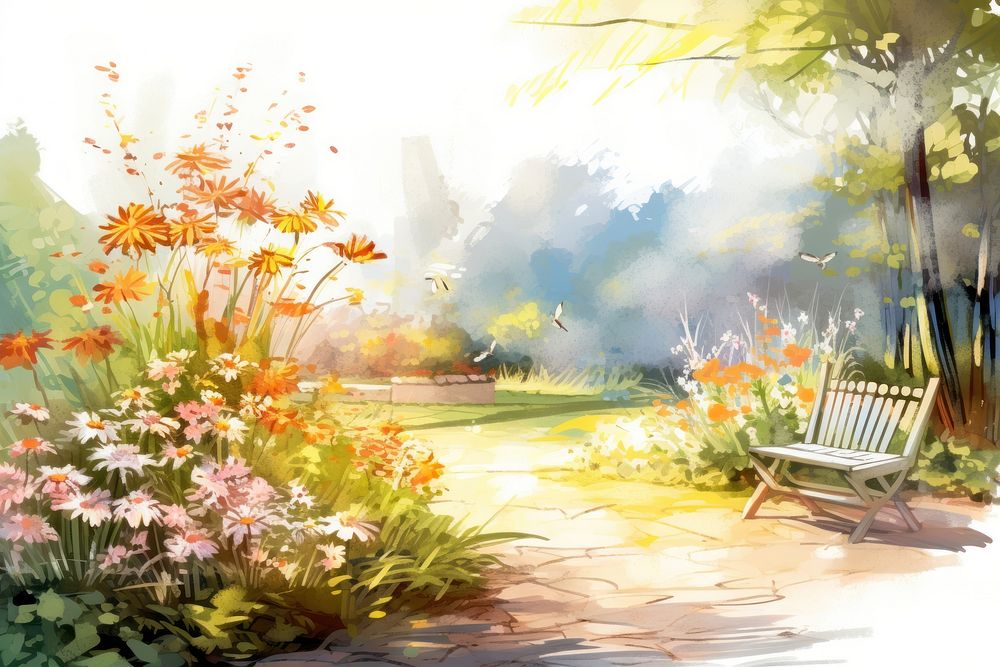 Sunlight painting outdoors nature. | Premium Photo Illustration - rawpixel