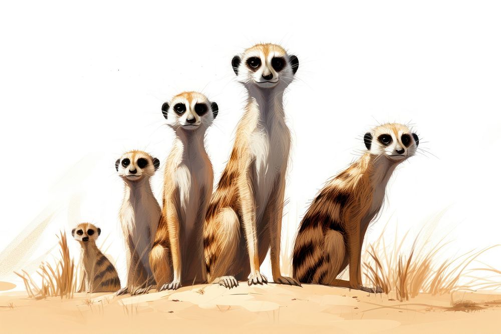 Meerkat wildlife animal mammal. | Free Photo Illustration - rawpixel