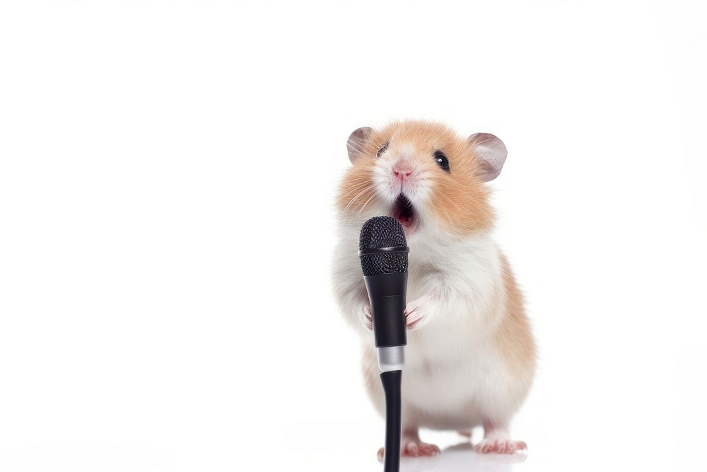Hamster microphone animal rodent. | Premium Photo - rawpixel