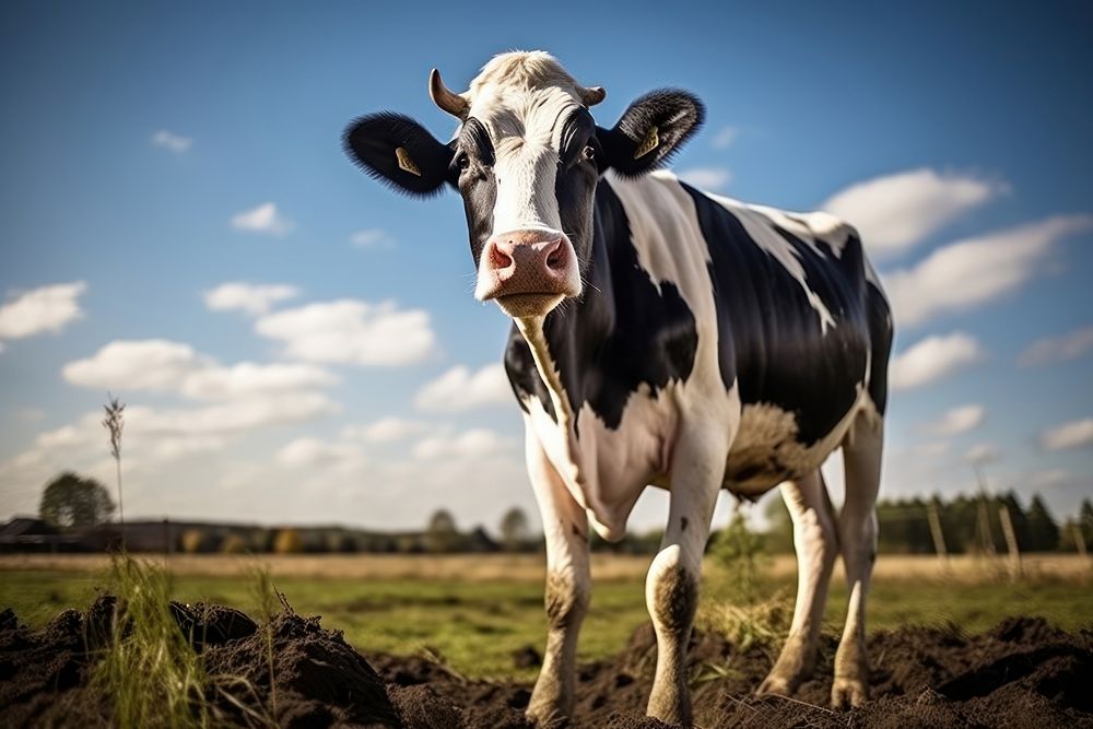 Cow livestock mammal animal. | Free Photo - rawpixel