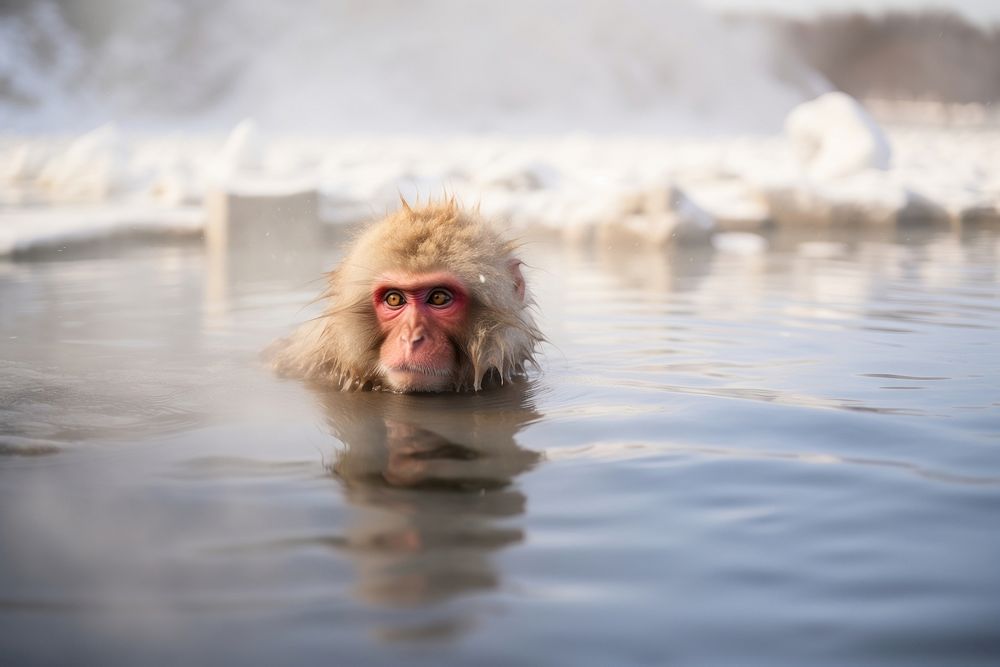 Monkey wildlife animal mammal. AI | Premium Photo - rawpixel