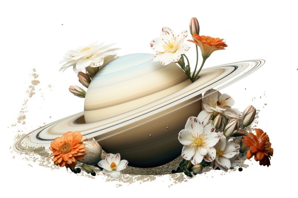 Flower planet plant space. | Free Photo Illustration - rawpixel