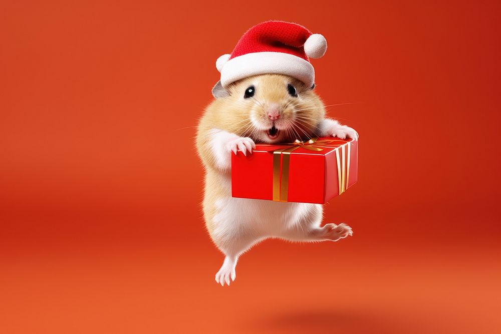 Hamster christmas portrait mammal. AI | Premium Photo - rawpixel