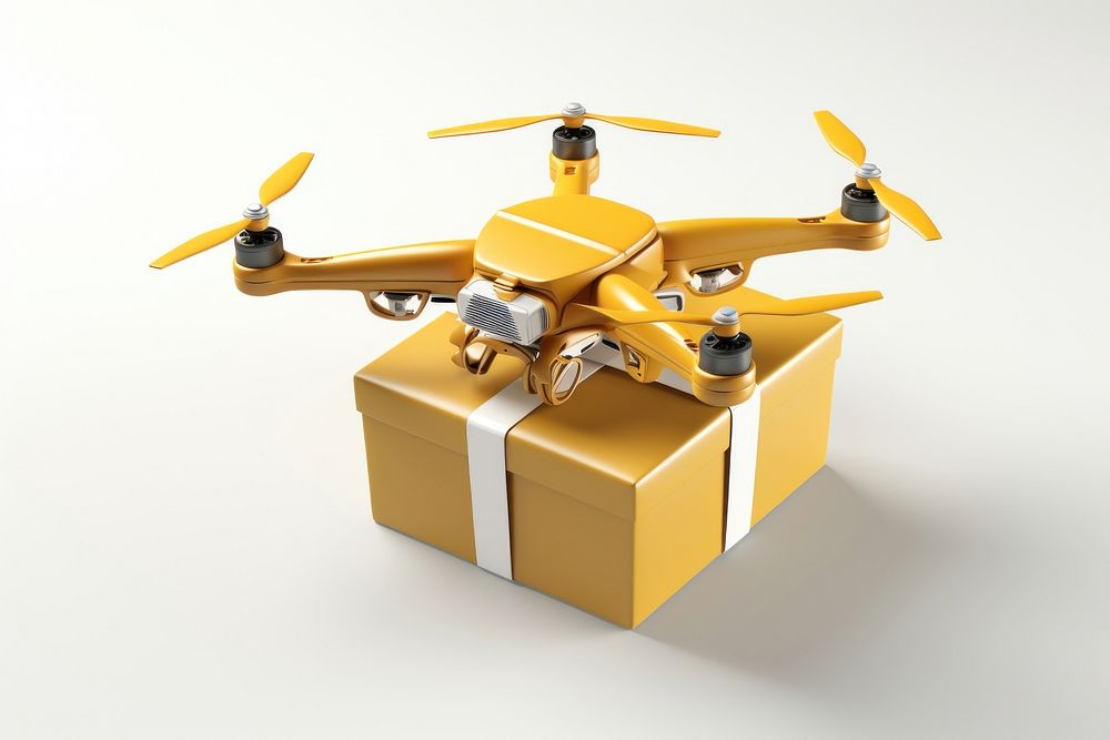 Drone box technology cardboard. AI | Premium Photo Illustration - rawpixel