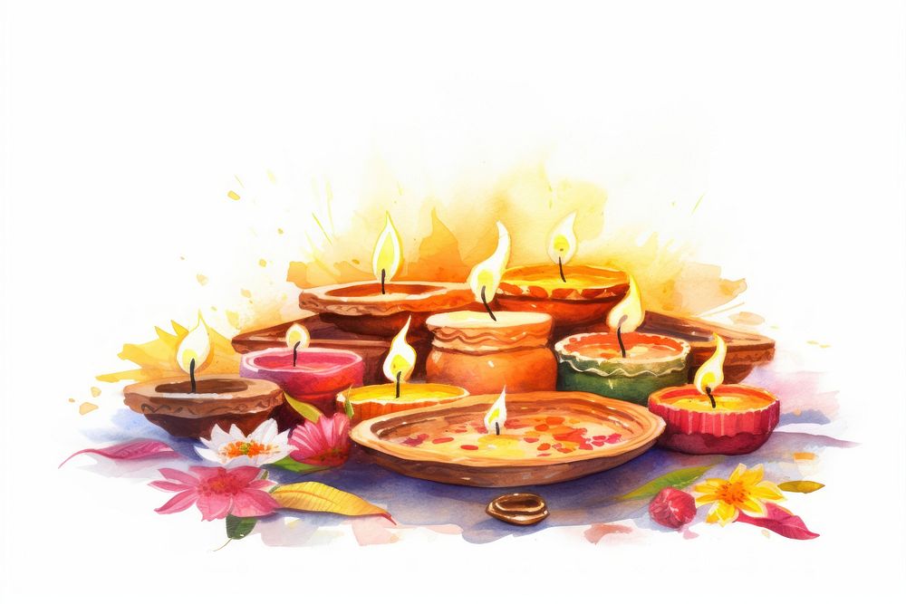 Diwali food meal celebration. | Free Photo Illustration - rawpixel