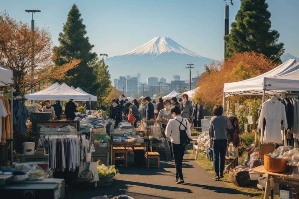 Market bazaar plant city. AI | Free Photo - rawpixel