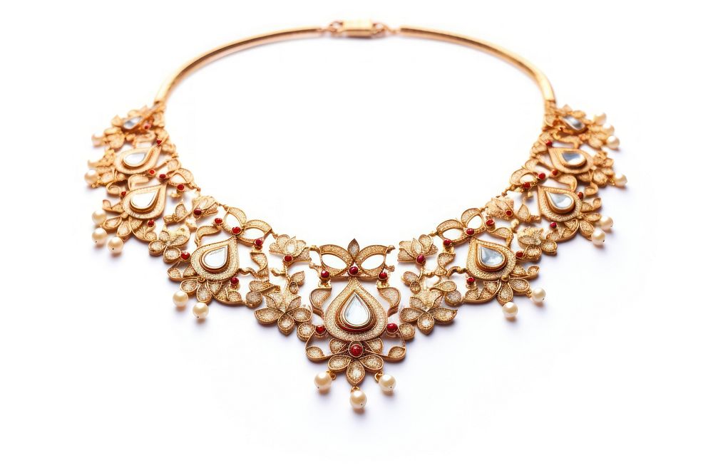 Jewelry necklace earring white background. | Free Photo - rawpixel