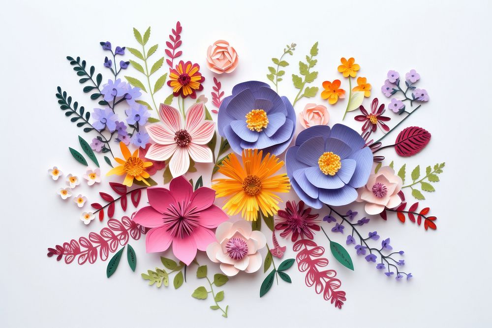 Flower pattern plant art. | Free Photo - rawpixel