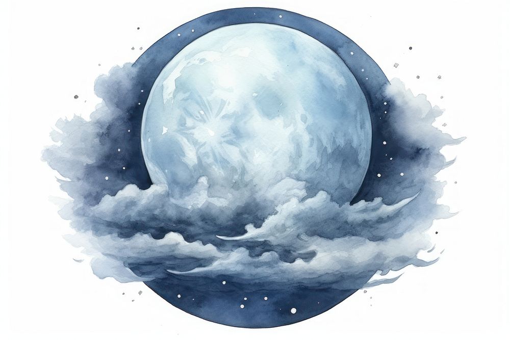 Moon astronomy sphere space. AI | Free Photo - rawpixel