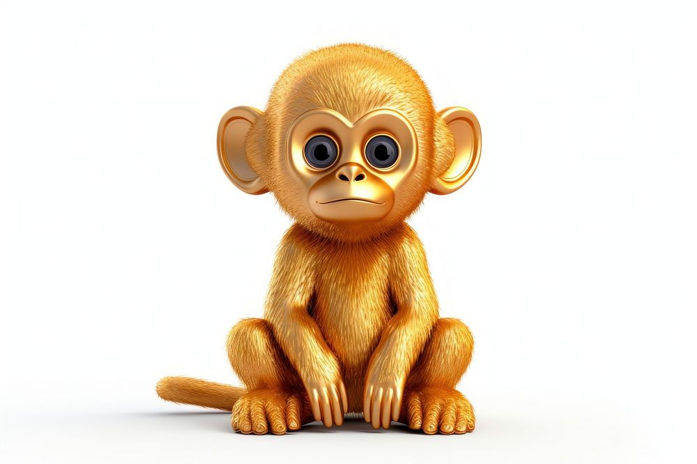 Monkey wildlife cartoon mammal. AI | Free Photo Illustration - rawpixel