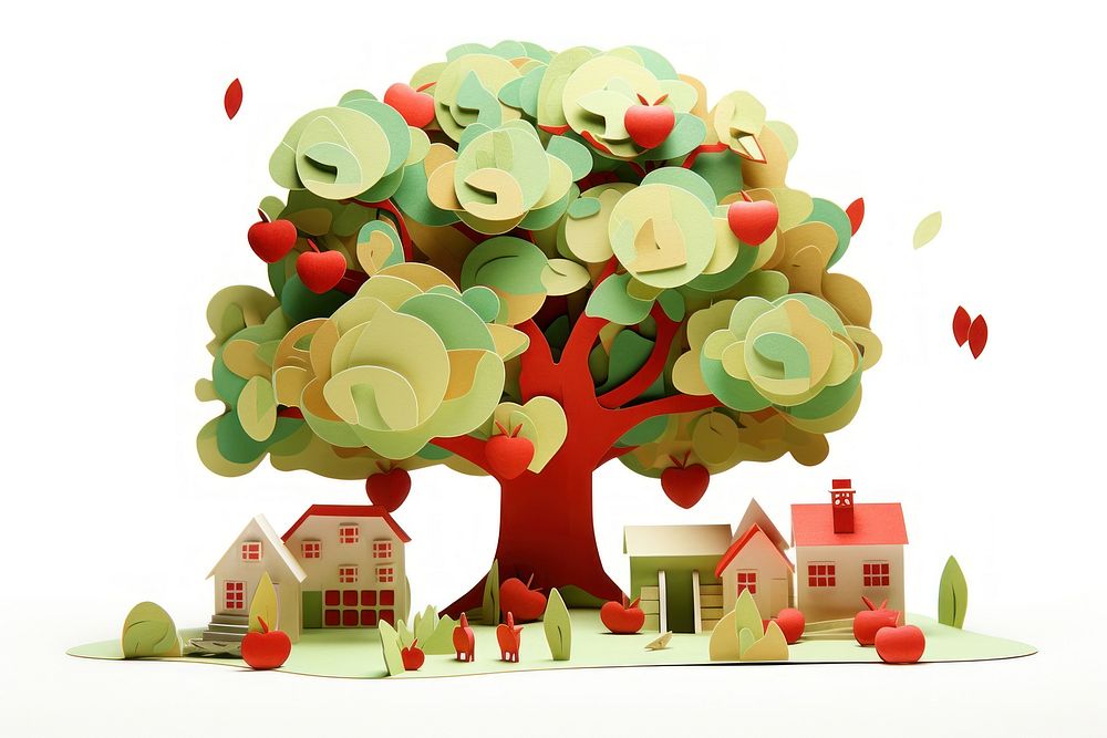 Tree graphics plant architecture. AI | Free Photo Illustration - rawpixel