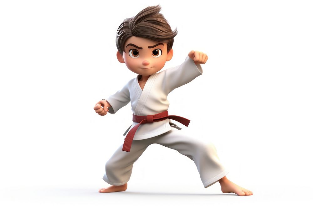 Karate cartoon sports cute. | Premium Photo Illustration - rawpixel