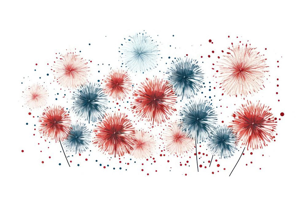 Fireworks white background celebration splattered. | Free Photo ...