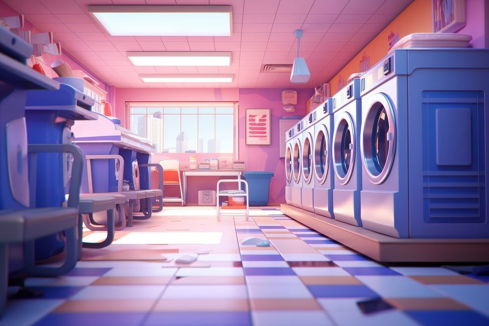 Appliance laundry cartoon dryer | Free Photo Illustration - rawpixel