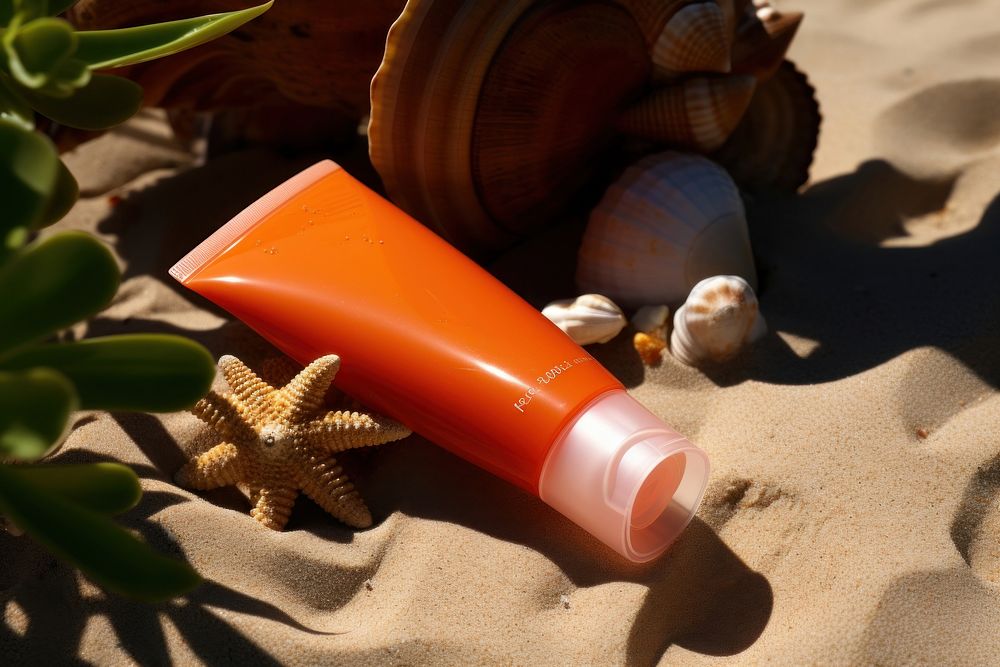 Sunscreen beach day sea. | Free Photo - rawpixel