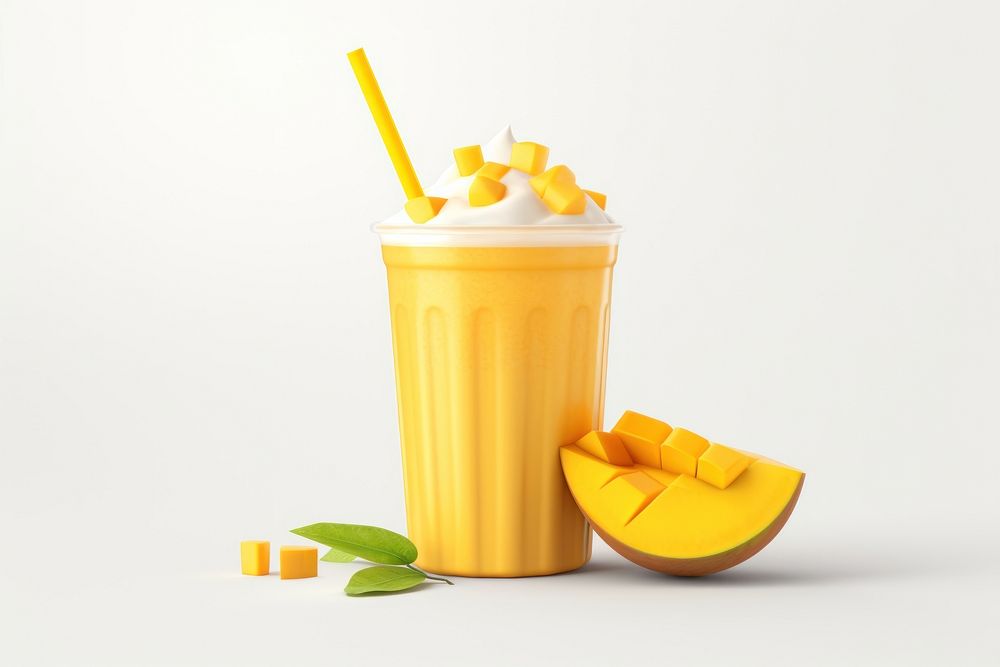 Smoothie milkshake mango fruit. | Free Photo Illustration - rawpixel