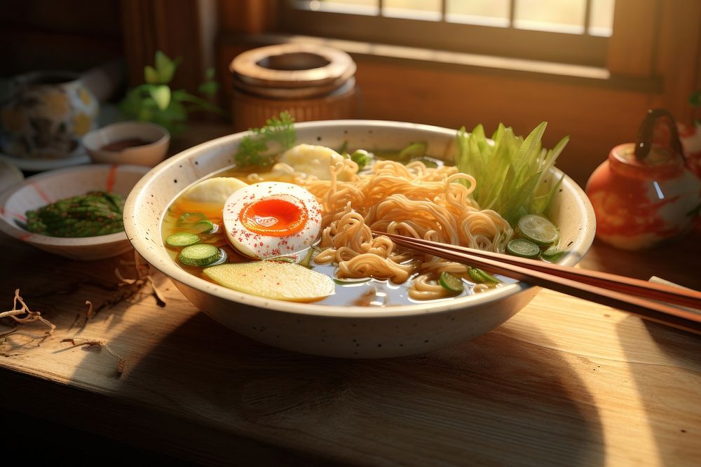 Ramen table plate food. | Free Photo - rawpixel