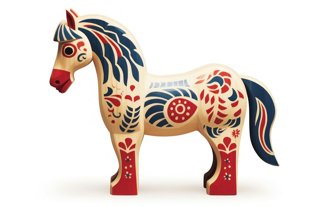 Dala horse mammal animal white | Premium Photo - rawpixel
