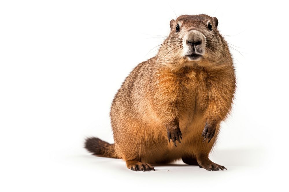 Groundhog wildlife animal mammal. | Premium Photo - rawpixel