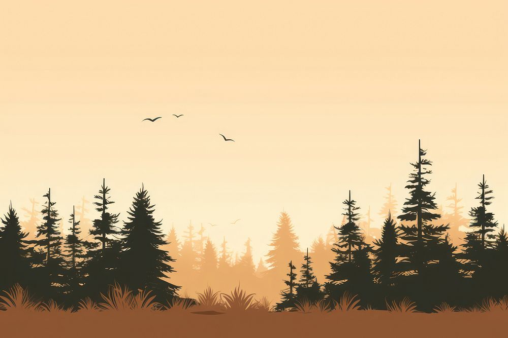 Forest backgrounds landscape outdoors. | Premium Photo Illustration ...