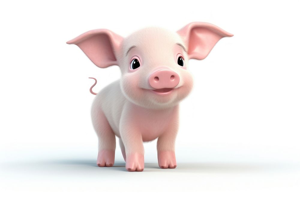 Pig cartoon mammal animal. AI | Free Photo Illustration - rawpixel