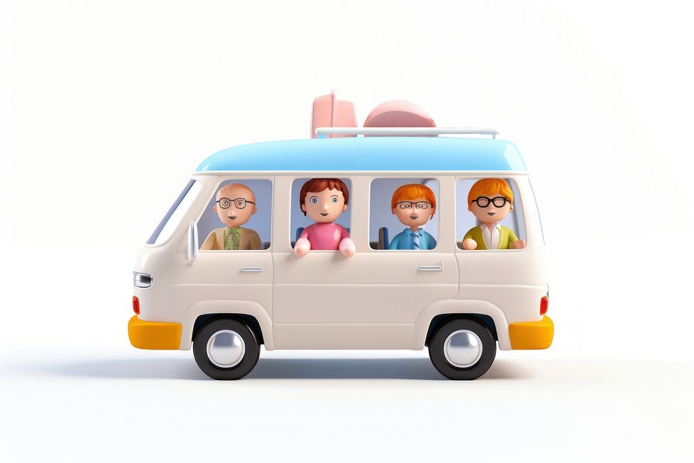 Van vehicle travel cute. | Free Photo Illustration - rawpixel
