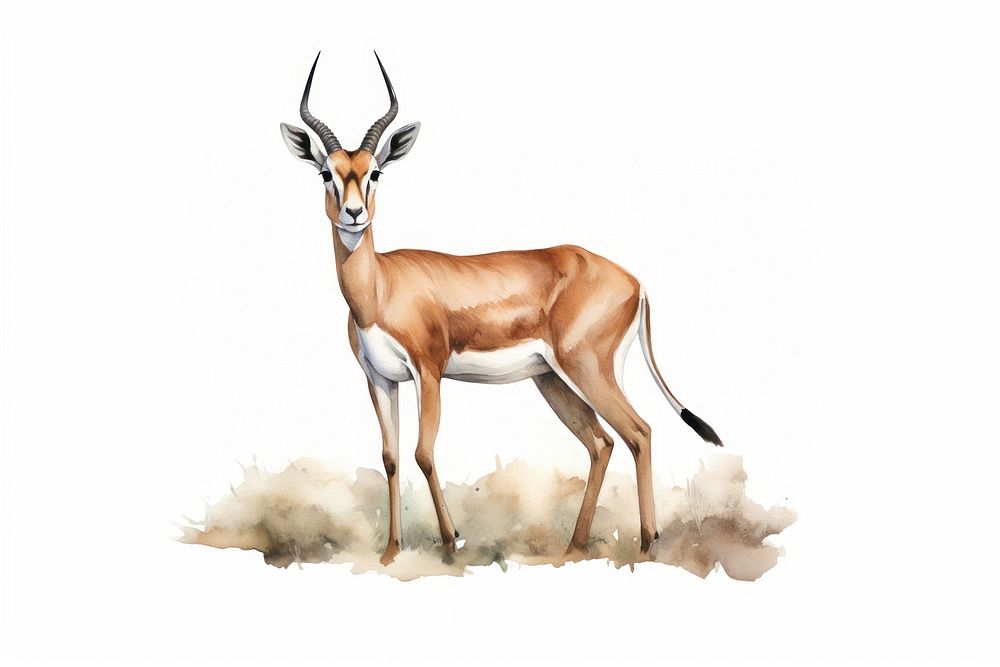 Springbok wildlife animal mammal. AI | Free Photo Illustration - rawpixel
