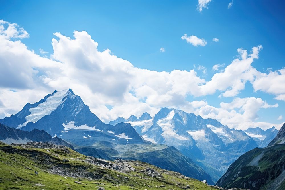 Sky landscape panoramic mountain. AI | Premium Photo - rawpixel