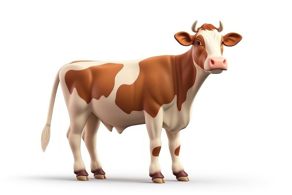 Cow livestock cartoon mammal. | Premium Photo Illustration - rawpixel