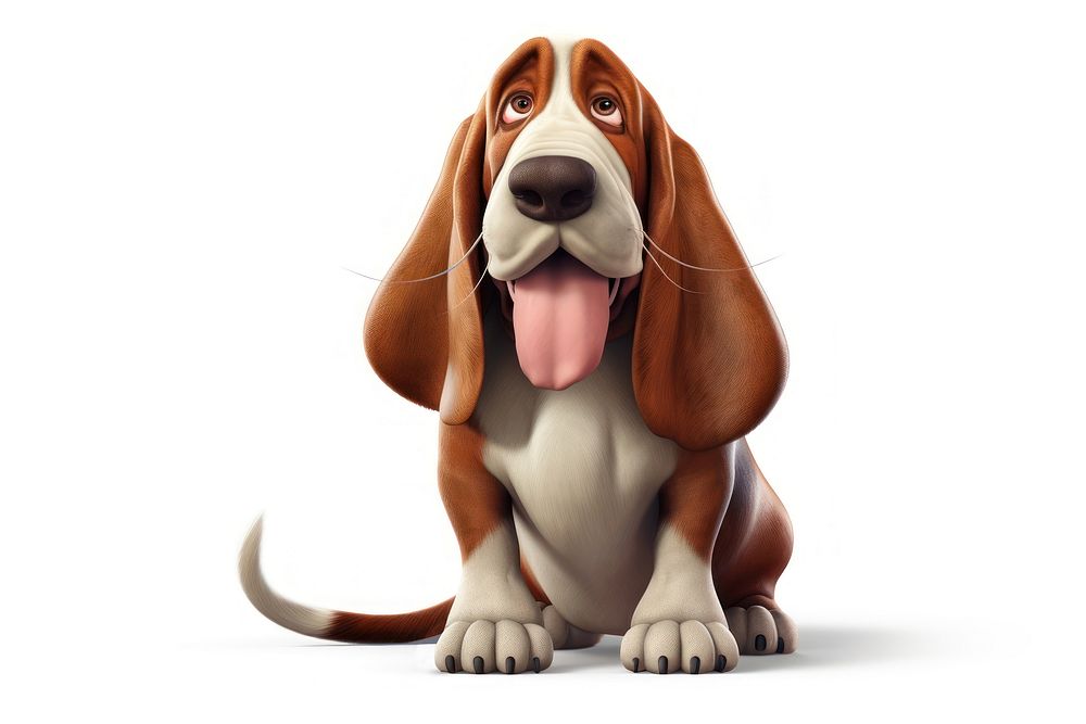 Hound cartoon animal mammal. | Premium Photo Illustration - rawpixel