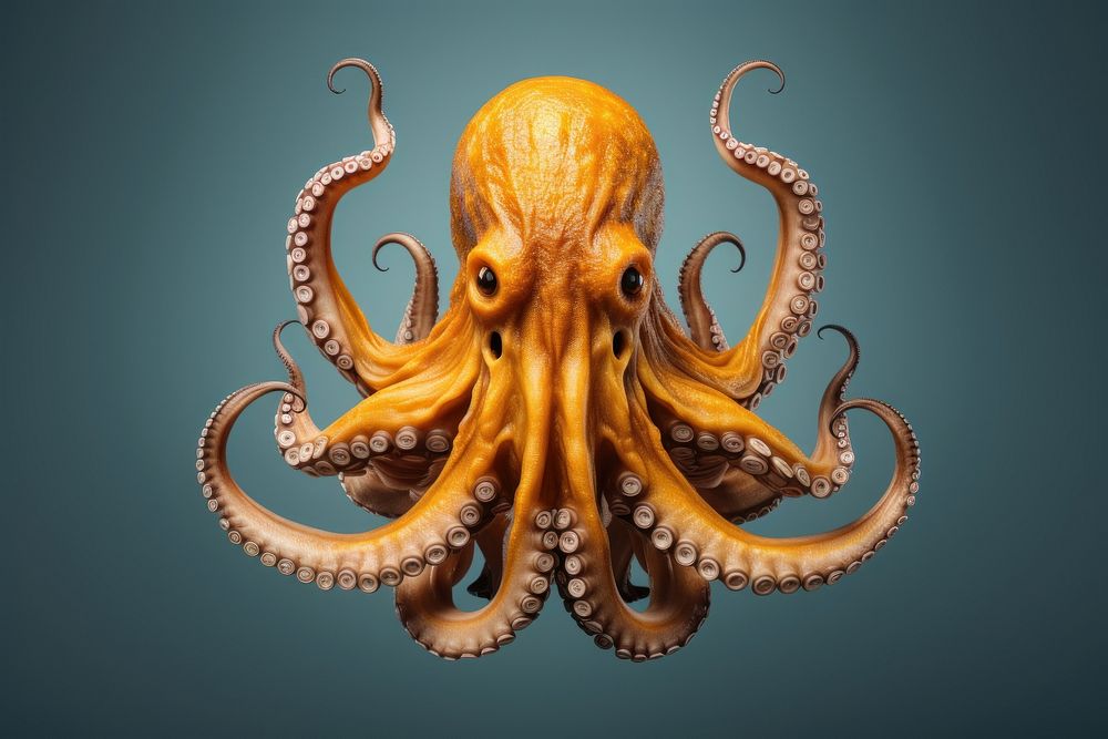 Octopus animal invertebrate cephalopod. AI | Premium Photo Illustration ...