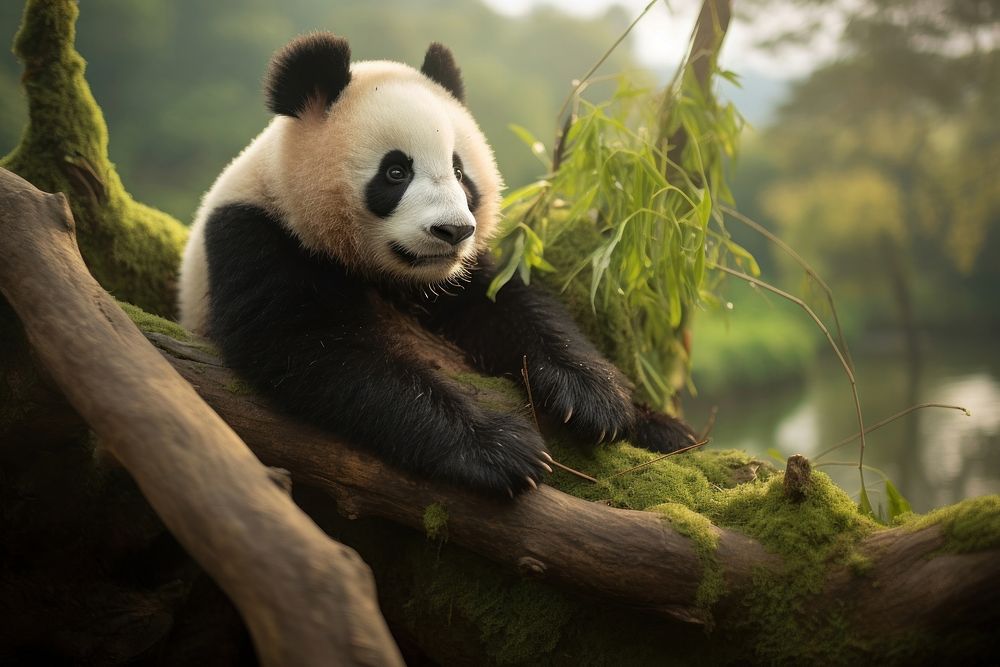 Animal wildlife mammal panda. AI | Premium Photo - rawpixel