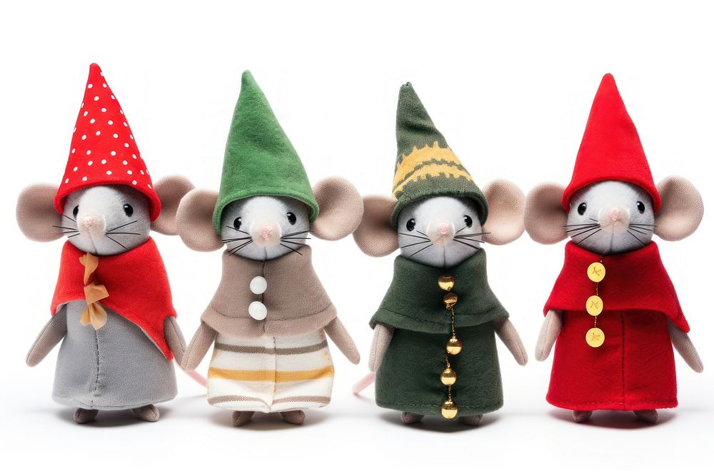 Christmas plush mouse doll. | Free Photo - rawpixel