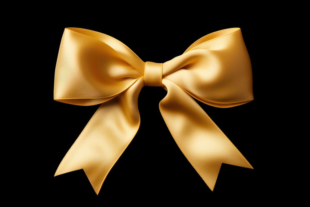 Gold ribbon celebration accessories. AI | Free Photo - rawpixel