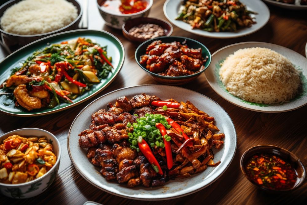 Dinner food supper plate | Free Photo - rawpixel