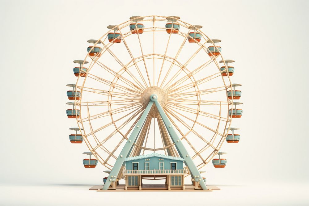 Wheel fun ferris wheel architecture. | Free Photo Illustration - rawpixel
