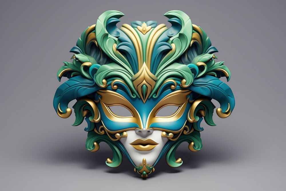 Carnival mask representation celebration. | Free Photo Illustration ...