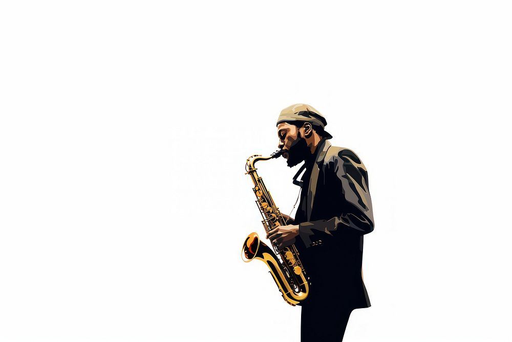 Saxophone portrait adult man. AI | Premium Photo Illustration - rawpixel