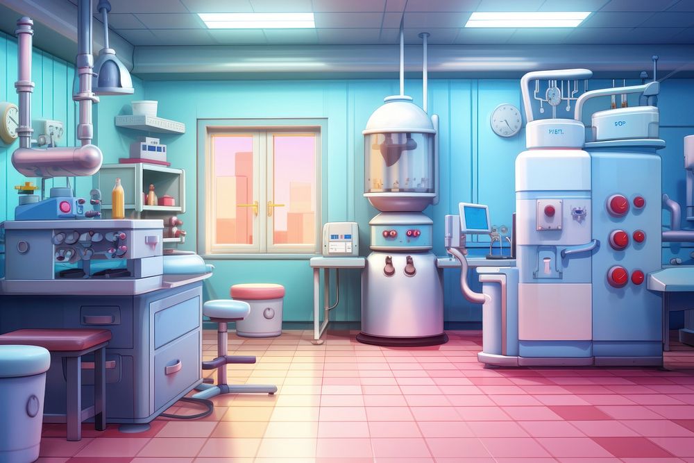 Architecture building cartoon room | Free Photo Illustration - rawpixel