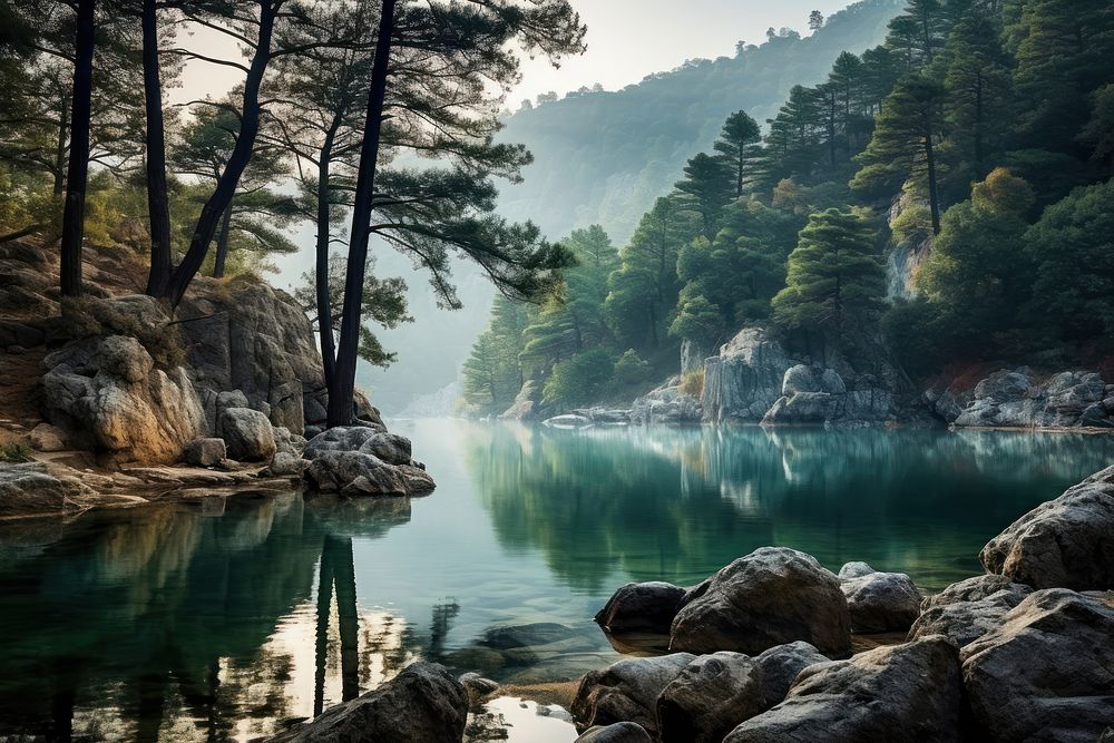 Wilderness landscape outdoors nature. AI | Free Photo - rawpixel