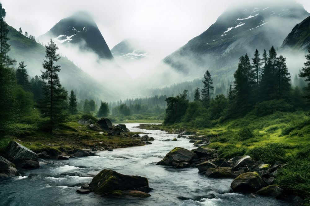 Wilderness landscape mountain outdoors. | Premium Photo - rawpixel