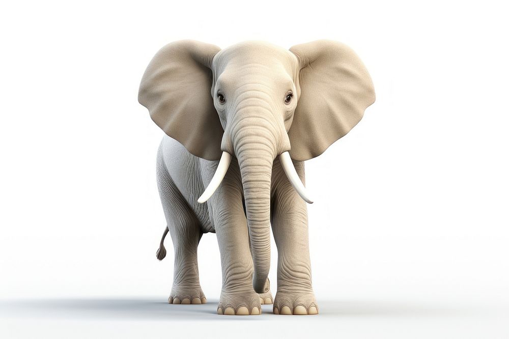 Elephant wildlife animal mammal. AI | Free Photo Illustration - rawpixel