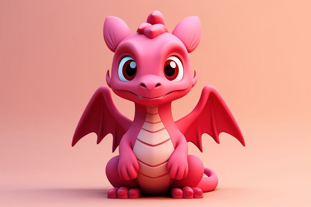 Cartoon dragon cute representation. AI | Free Photo Illustration - rawpixel
