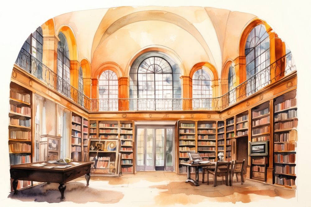 Library architecture publication bookshelf. | Free Photo - rawpixel