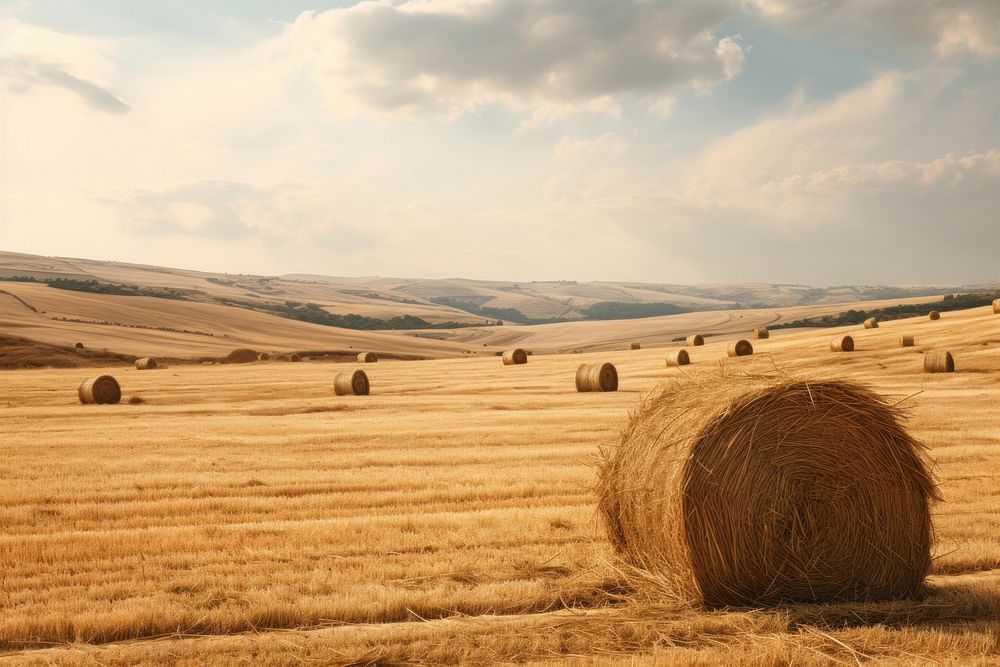 Harvest field outdoors nature. AI | Free Photo - rawpixel