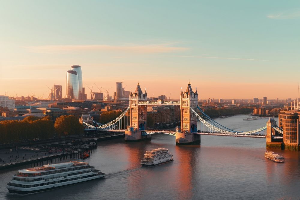 Bridge architecture cityscape outdoors. | Free Photo - rawpixel