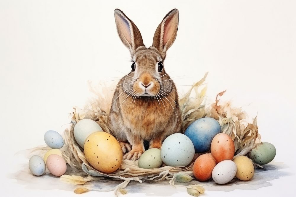 Animal mammal easter rabbit. AI | Free Photo Illustration - rawpixel